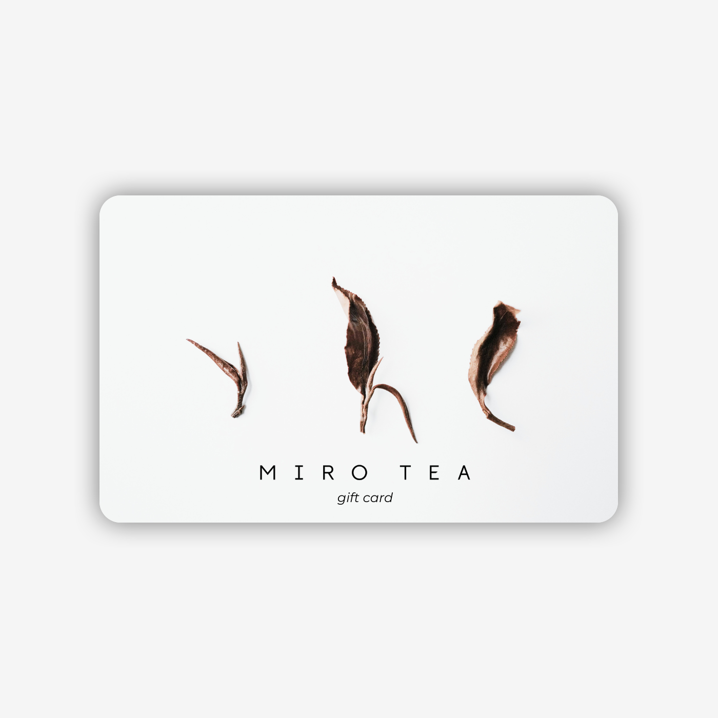 Gift card – Miro Tea